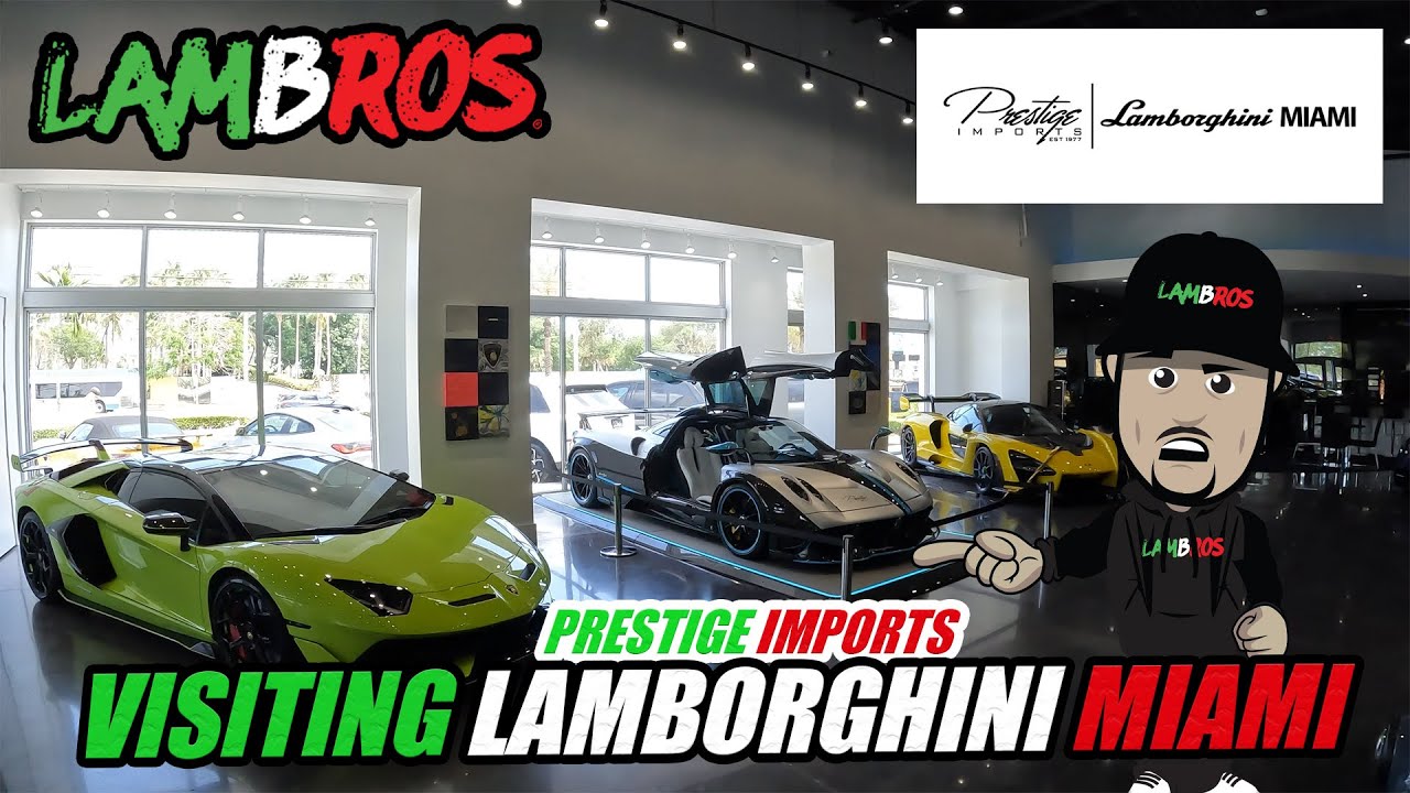 Lambros visit Lamborghini Miami | MiamiCars.com