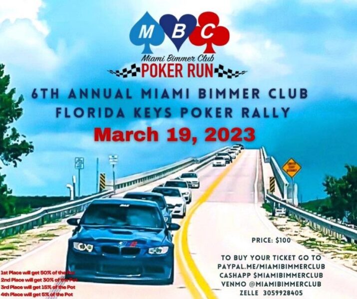 6th Annual Miami Bimmer Club Florida Keys Poker Rally